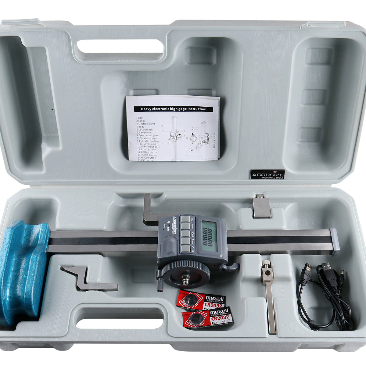 IP65 BLUETOOTH HEAVY-DUTY ELECTRONIC DIGITAL HEIGHT GAGE – KTS Tooling Supply Inc.