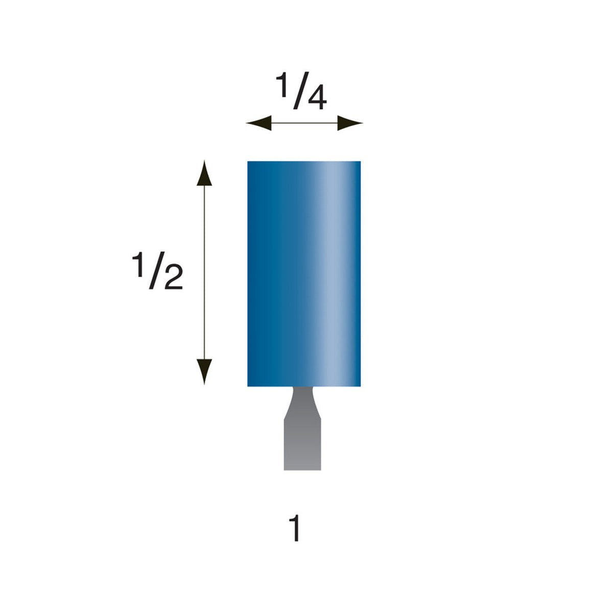 Blue Mounted Points, 3/32" Shank (Pkg. of 24) – KTS Tooling Supply Inc.