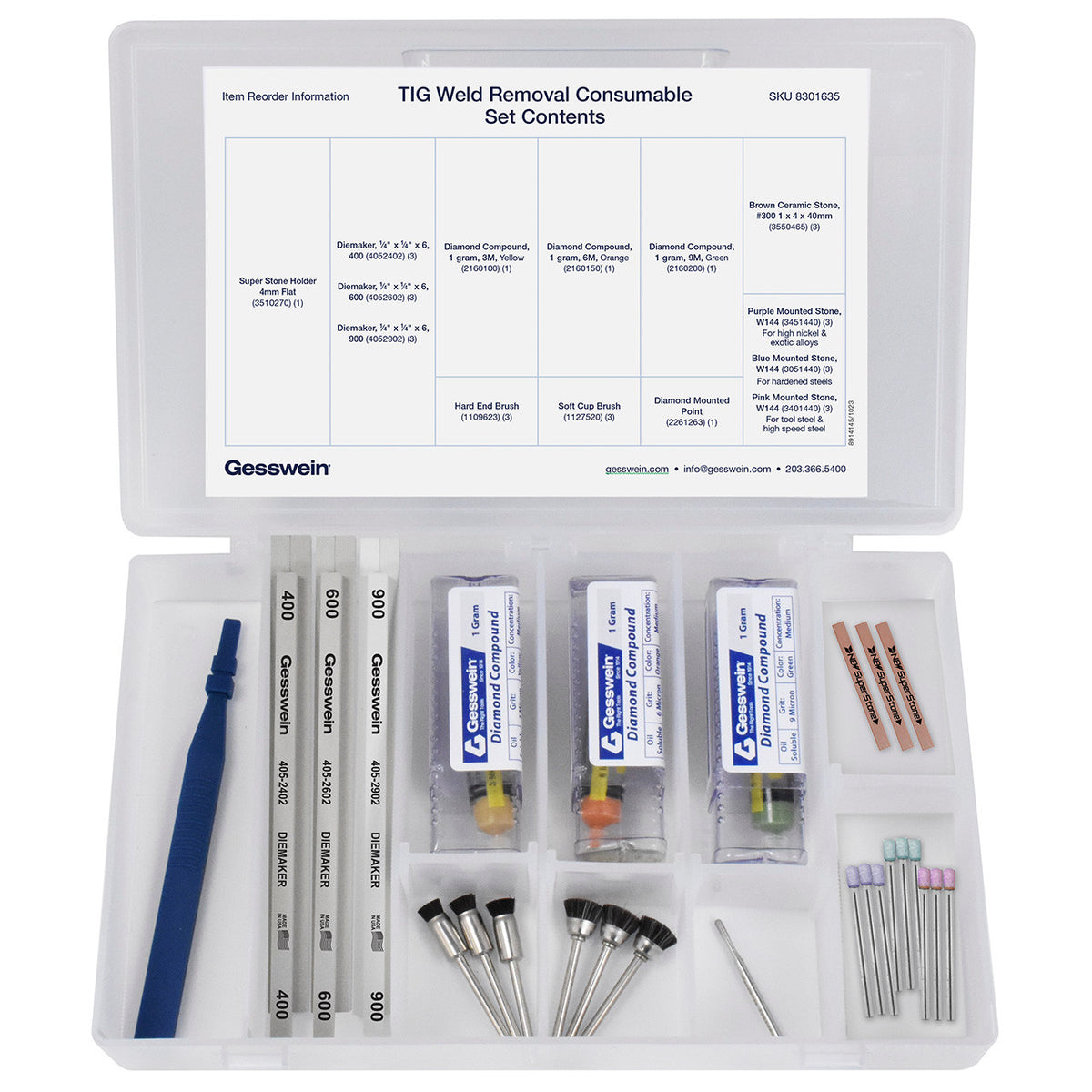 TIG Weld Removal Consumable Set – KTS Tooling Supply Inc.
