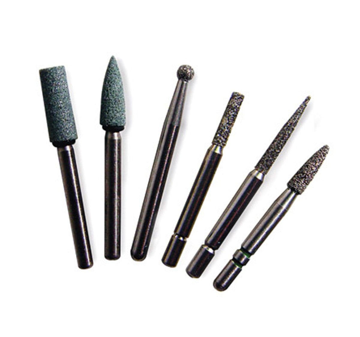 GRS® Diamond & Stone High-Speed Bur Set, 1/16" Shanks – KTS Tooling ...