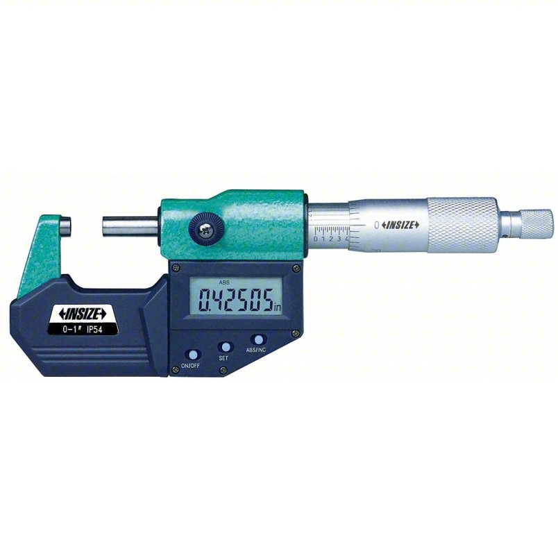 Insize Digital Outside Micrometer (IP54) – KTS Tooling Supply Inc.